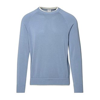 Eleventy Homme, Pulls, Bleu, Taille: L Haut Tricot &Eacute;l&eacute;gant
