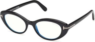 Tom Ford unisex, Accessoires, Noir, Taille: 50 MM Cat Eye Optical Frame