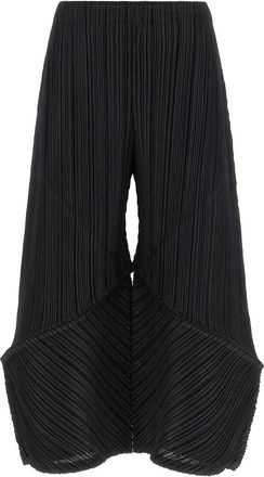 Pleats Please Issey Miyake Pantalons D&eacute;contract&eacute;s - Noir