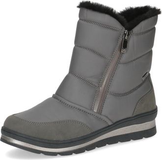 Caprice Damen Stiefeletten Gef&uuml;ttert Wasserabweisend, Grau (Granite Comb), 37.5 EU