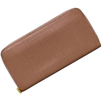 Loewe Portefeuille en lin Pre-owned - Femme - Pre-owned - Rose - Taille: ONE Size