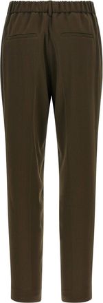 Alberto Biani Cr&ecirc;pe Stretch Trousers - Olive