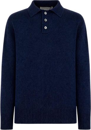 Amaranto Strick-Poloshirt - - Tops - Herren - Blau - L