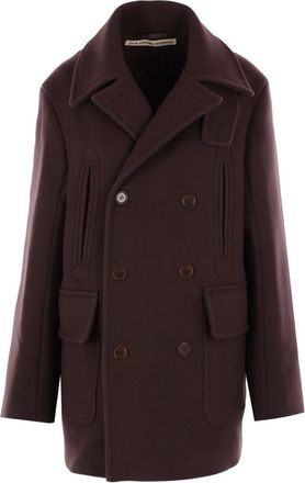 Meta Campania Collective Doppelreihiger Mantel - Braun