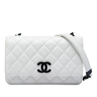 Chanel Pre-owned Wallet on Chain - Femme - Pre-owned - Blanc - Taille: ONE Size