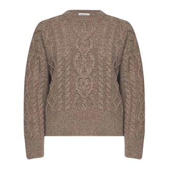 Max Mara Pull Wkdalben - Femme - Pulls - Brun - Taille: 40 FR