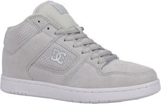 DC Manteca 4 Mid - Chaussures Mid Top en Cuir - Femme - 37 - Gris