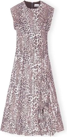 Ganni Femme, Robes, Beige, Taille: 38 FR Maxi Dress