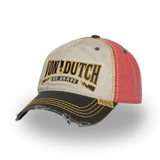 Von Dutch Casquette Baseball Adulte Devant avec Broderie Effet us&eacute; Retro Tiger TU