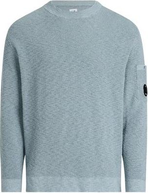 C.P. Company Pull droit col rond en coton m&eacute;lang&eacute;