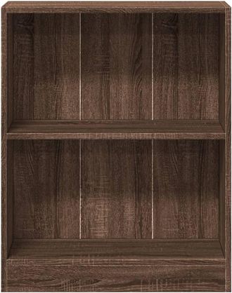 Generic B&uuml;cherregal, Modernes, Minimalistisches Offenes Lagerregal, Ausstellungsregal f&uuml;r Wohnzimmer, B&uuml;ro und Schlafzimmer (Braune Eiche 13)