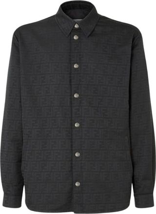 Fendi Herren, Shirts, Schwarzk, LGr&ouml;&szlig;e