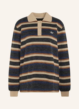 adidas Originals Adidas Originals Strick-Poloshirt Striped braun