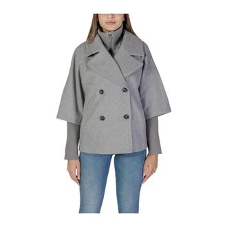 Jacqueline de Yong Jacqueline de Yong - Veste Femme Grise Automne/Hiver en Polyester - Femme - Vestes - Gris - Taille: 40 FR
