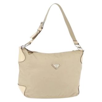 Prada Sac bandouli&egrave;re doccasion - Femme - Pre-owned - Beige - Taille: ONE Size