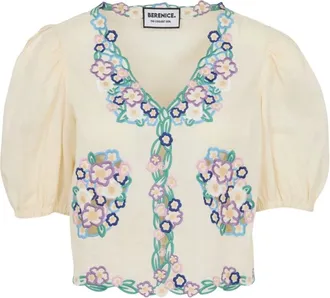 BERENICE Femme, Blouses et Chemises, Multicolore, Taille: 42 FR Clarita Top