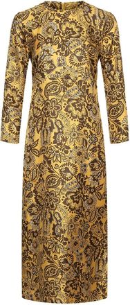 Max Mara Femme, Robes, Jaune, Taille: 38 FR Midi Dress