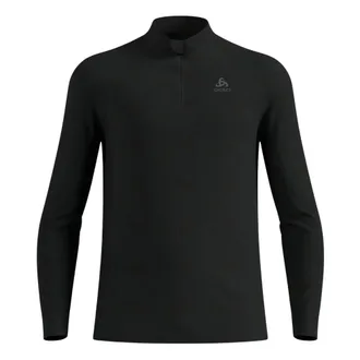 Odlo Merino 200 Base Layer Half-Zip - Homme - Sport - Noir - Taille: M