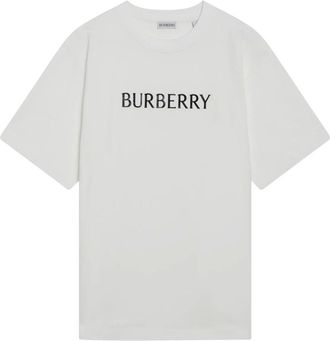 Burberry Homme, Tops, Blanc, Taille: XL T-Chemises