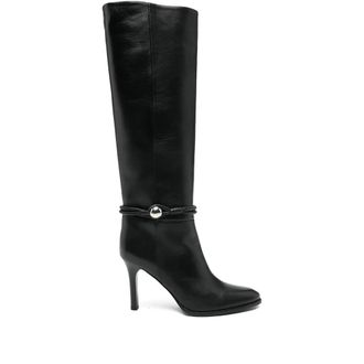 Isabel Marant Knopf Lederschuhe - - Shoes - Damen - Schwarzk - 38 EU