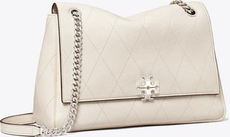 Tory Burch Damen Charlie Quilted Shoulder Bag