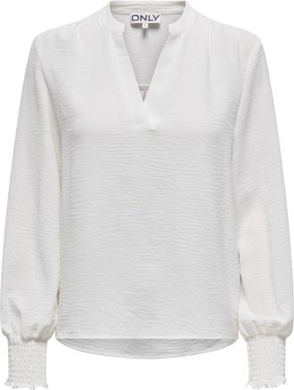 Only ONLMETTE V-Neck LS Smock TOP NOOS WVN