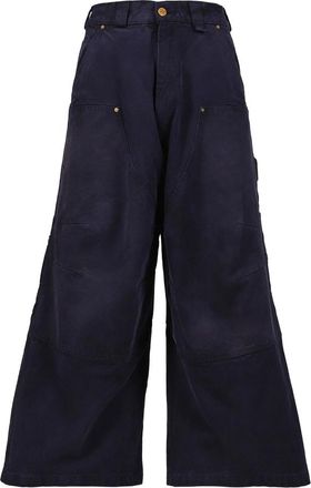 Willy Chavarria Cotton Wide-leg Trousers