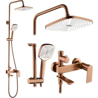 Rea Duschgarnitur Rea Storm Brush Copper