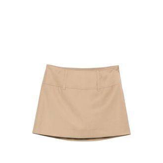 Dunst Dunst Skirt - - Skirts - Damen - Beige - M