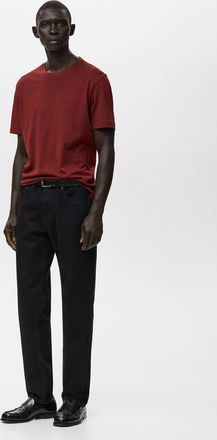 Mango T-shirt 100 % coton regular-fit cerise - Homme - XXL - MANGO MAN