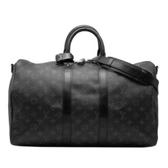 Louis Vuitton Pre-owned Keepall Bandouliere 45 - Femme - Pre-owned - Noir - Taille: ONE Size