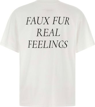 Maison Margiela Logo-Print Cotton Jersey T-shirt - White