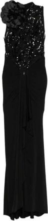 BABYLON Femme, Robes, Noir, Taille: 42 FR Ws00904 Gown