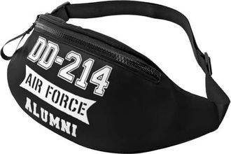 Generic Force Des Anciens &Eacute;l&egrave;ves Dd-214 Sac Banane L&eacute;ger Sacs Banane Polyvalent Poche Poitrine Pour Homme Cyclisme Course &Agrave; Pied 14X35Cm