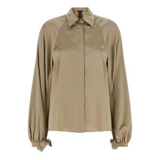 Max Mara Damen, Blusen & Hemden, Beige, 2XSGr&ouml;&szlig;e