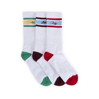 Dr&ocirc;le de Monsieur Lot de 3 chaussettes Dr&ocirc;le c&ocirc;tel&eacute;es