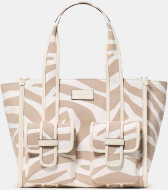 Kate Spade New York Kip Zebra Cargo Small Tote Bag