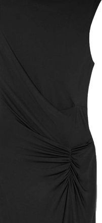SIMKHAI Gathered Sleeveless Midi Dress - Black
