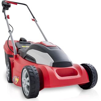 Hecht Rasenm&auml;her Elektro 34cm Schnittbreite 1400W 35L Grasfangkorb 5 Stufen Hand M&auml;her