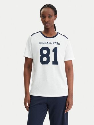 Michael Kors T-Shirt MR651WT97J Wei&szlig; Relaxed Fit