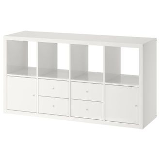 IKEA KALLAX Regal mit 4 Eins&auml;tzen