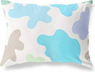 Bonamaison Le Jardin du Lin Kissen Zierkissenbezug Zufälliges Muster Kissenbezug, Weich Bequem, Für Zuhause Autos Büro Sofa Wohnzimmer Couch Schlafzimmer Dekor, 