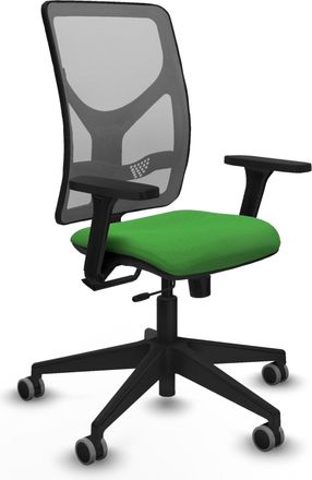 Piqueras y Crespo Ergonomischer Stuhl aus Netzstoff mit 3D-Armlehnen, h&ouml;henverstellbare Lendenwirbelst&uuml;tze, ausgestattet mit Syncro/Traslack und Schneideschaum, mit Rol