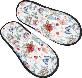 Generic Chaud Pantoufles en Feutre Th&eacute; du jardin Accueil Slippers Antid&eacute;rapant Chaussons en Feutre pour Maison Adulte Hiver M