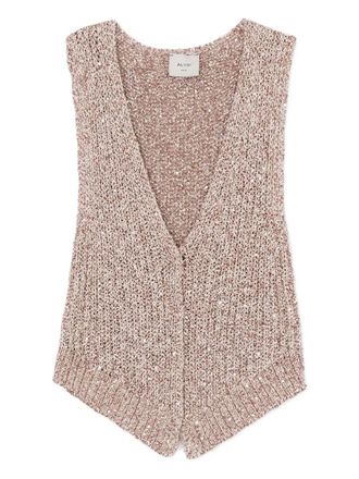 Alysi débardeur à sequins - Tons neutres