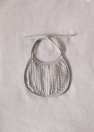 Mango Bavoir gaze de coton marron moyen - Home - Taille unique - MANGO HOME