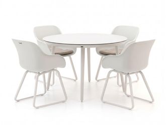 Hartman Hartman Le Soleil Element/Sophie Studio &oslash; 128 cm Gartenm&ouml;bel-Set 5-teilig