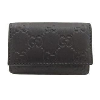 Gucci Pre-owned Leder Schl&uuml;sseletui - - Pre-owned - Damen - Schwarzk - ONE SIZE