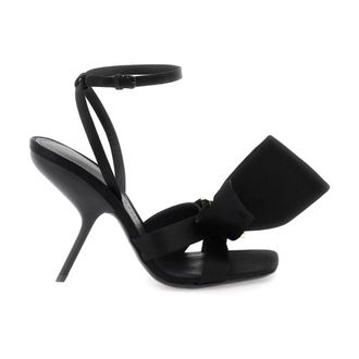 Ferragamo Sandalen mit asymmetrischer Schleife - - Shoes - Damen - Schwarzk - 35 1/2 EU