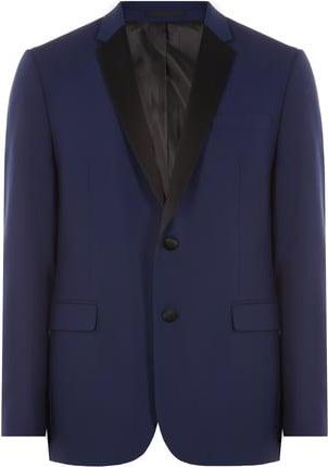 Au Printemps Paris Wollanzug - Blau